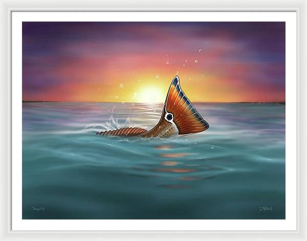 Redfish Tail Painting